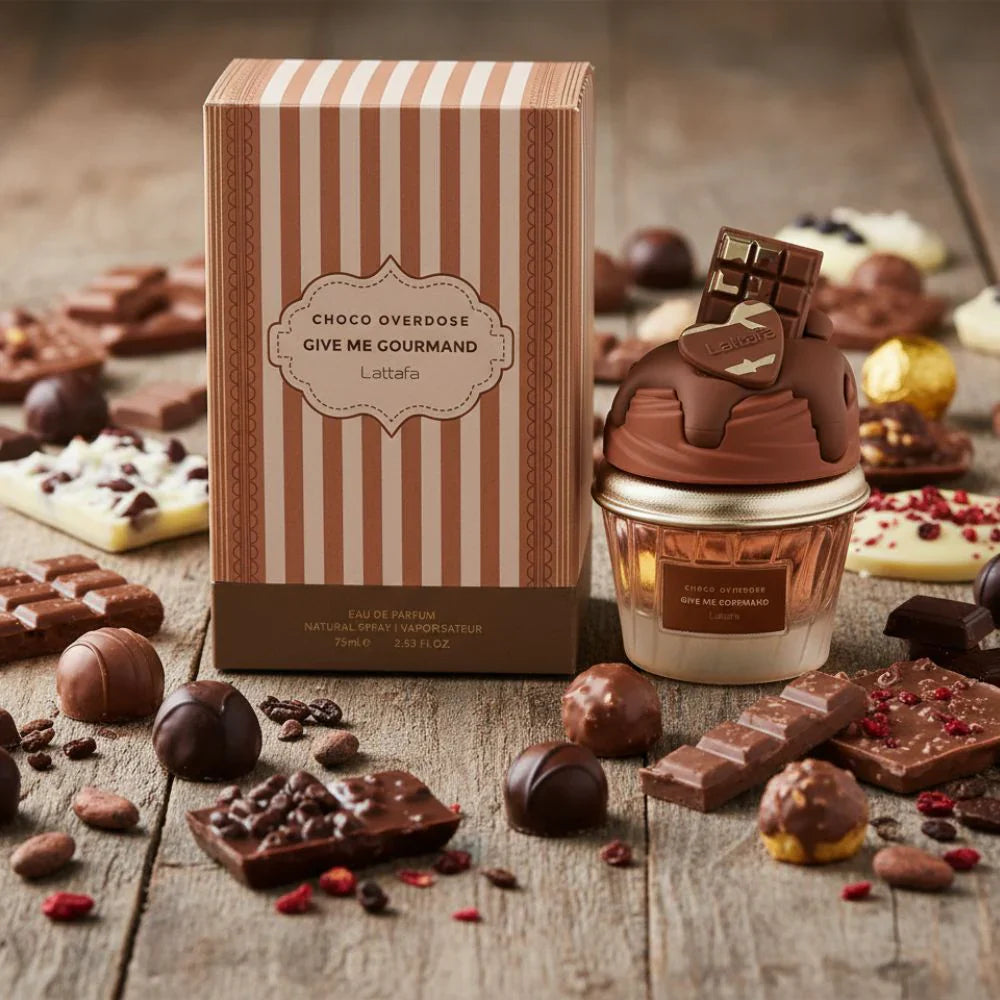 Choco Overdose | Lattafa Gourmand Collection 75ml – SANTAL PERFUMERIA